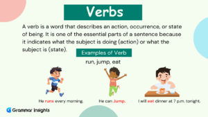 What Is a Verb? Definition, Types and Examples